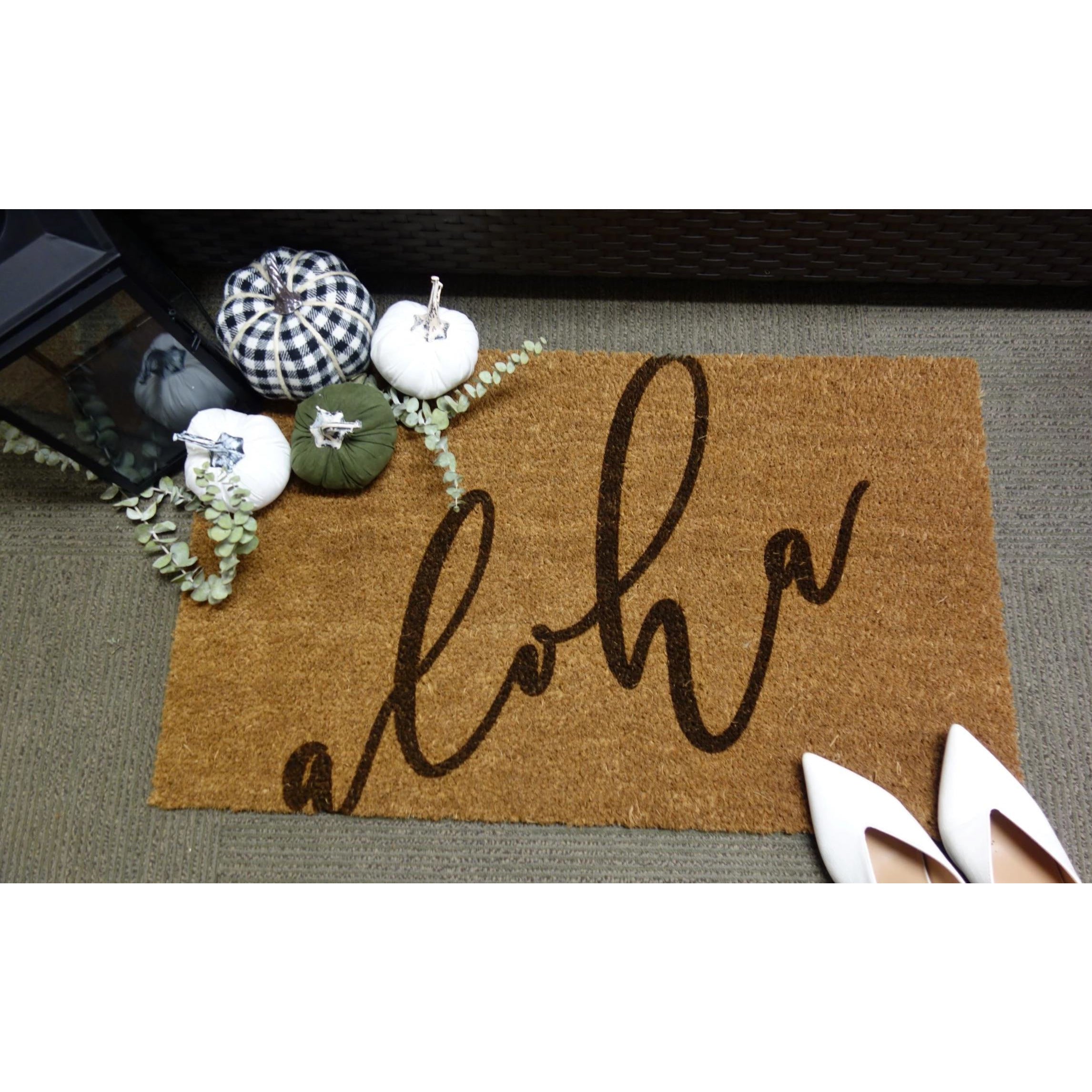 NEW ITEM: ALOHA Door Mat – Aloha Cuts / Aloha Overstock