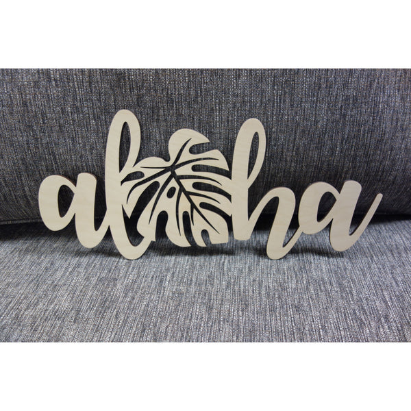 Aloha Monstera Decorative Piece, 18" Medium – Aloha Cuts / Aloha Overstock